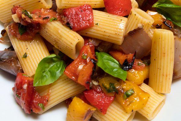 Grilled Vegetable Pasta | Italian Food Forever