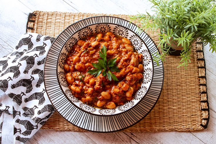Fresh Stewed Borlotti Beans | Italian Food Forever