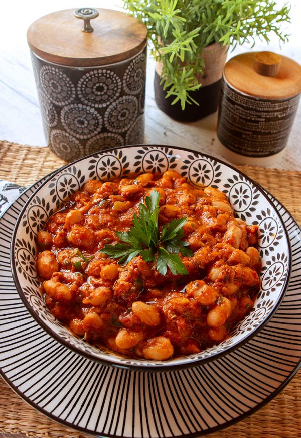 Fresh Stewed Borlotti Beans | Italian Food Forever