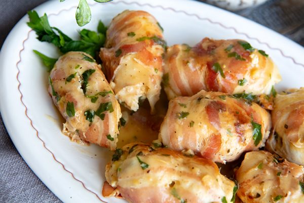 Pancetta Wrapped Stuffed Chicken Cutlets | Italian Food Forever