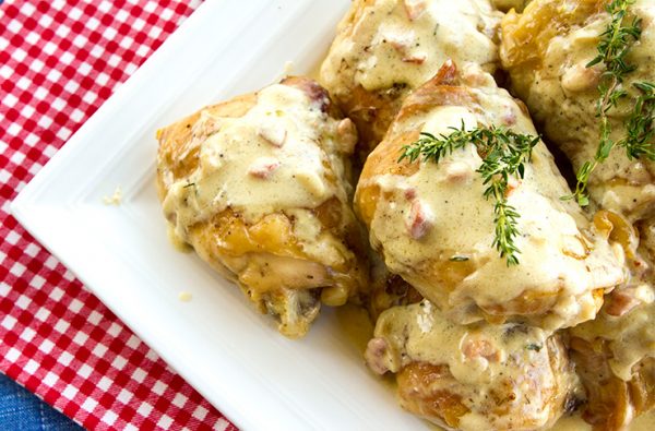 Chicken With Mustard Mascarpone Sauce | Italian Food Forever