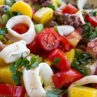 Amalfi Style Octopus & Squid Salad | Italian Food Forever