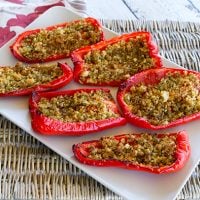 Anchovy Crumb Stuffed Peppers | Italian Food Forever