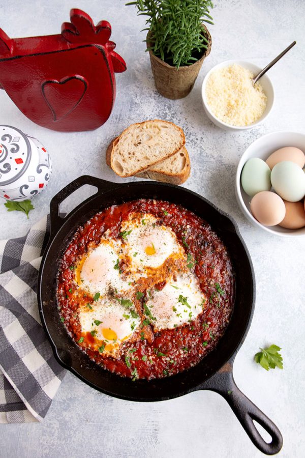 Spicy Egg & Pancetta Bake | Italian Food Forever