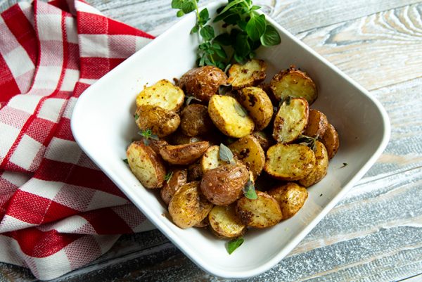 Roasted Mustard Potatoes | Italian Food Forever