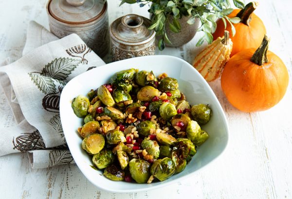 Apple Cider Glazed Brussels Sprouts | Italian Food Forever
