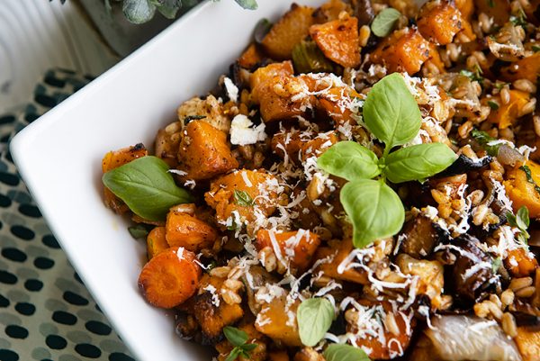 Roasted Root Vegetables With Farro | Italian Food Forever
