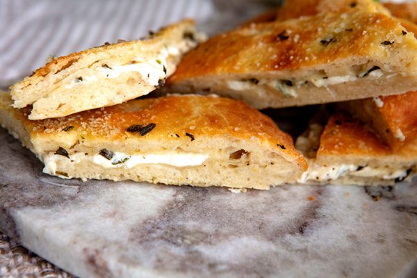 Three Cheese Stuffed Focaccia | Italian Food Forever