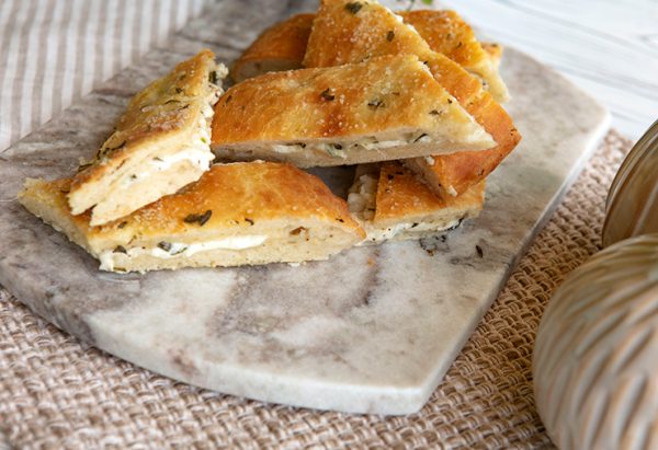 Three Cheese Stuffed Focaccia | Italian Food Forever
