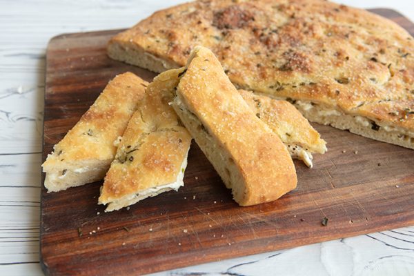 Three Cheese Stuffed Focaccia | Italian Food Forever